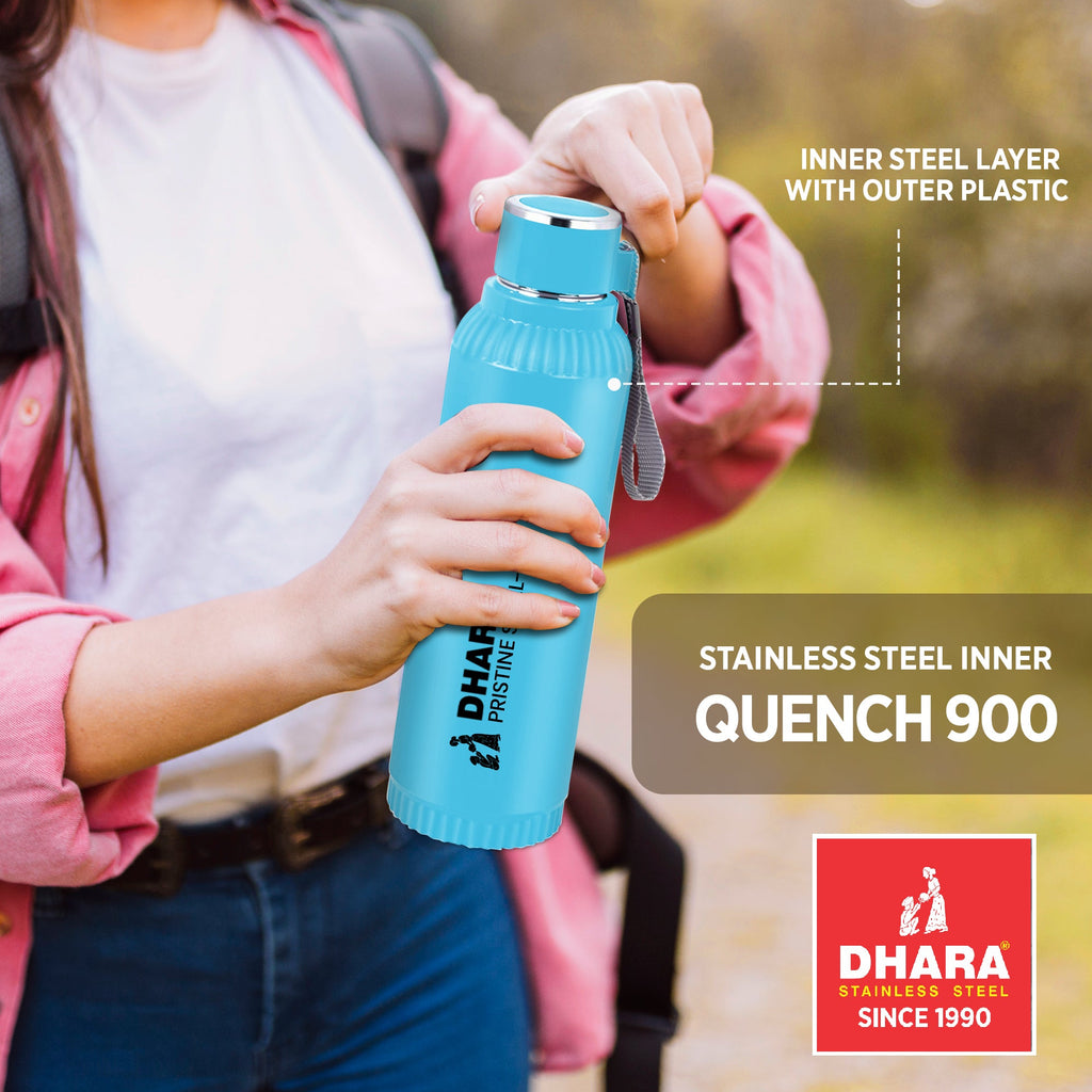 Quench 900 Inner Steel Insulated BPA Free Water Bottle – Dhara E Commerce